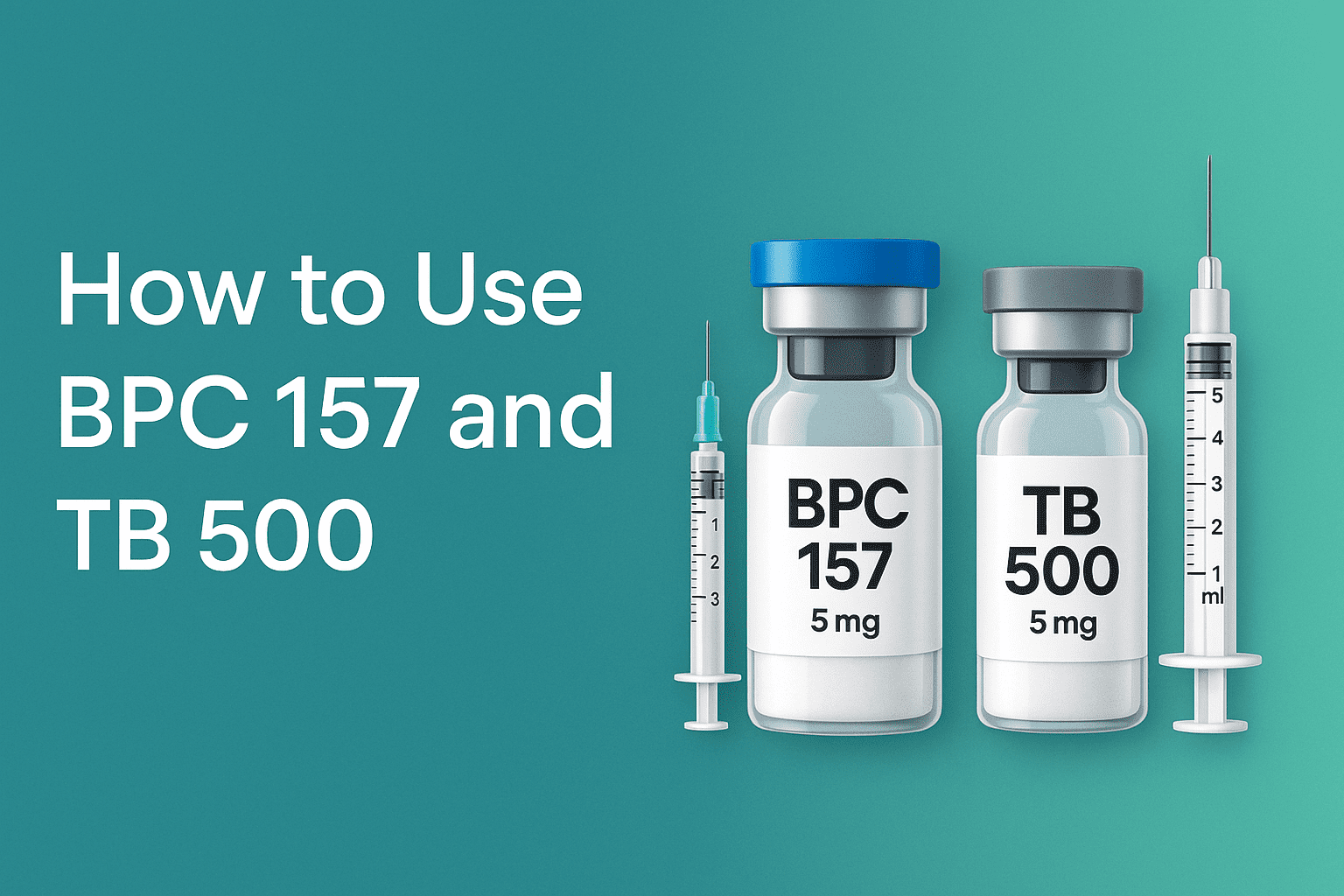How to Use BPC 157 and TB 500 | PeptidesPower
